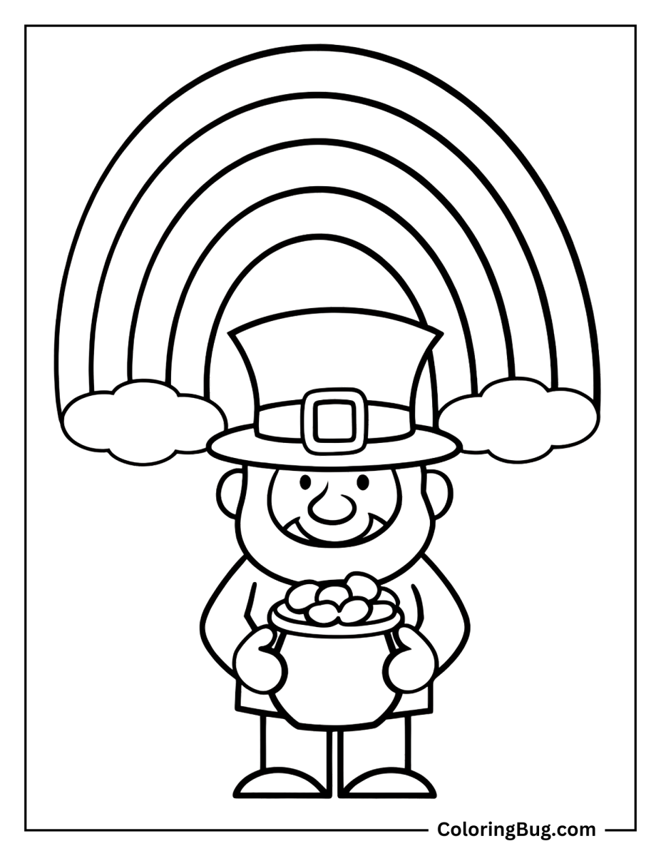 20 Leprechaun St. Patrick's Day Coloring Pages (Free Printable PDFs)
