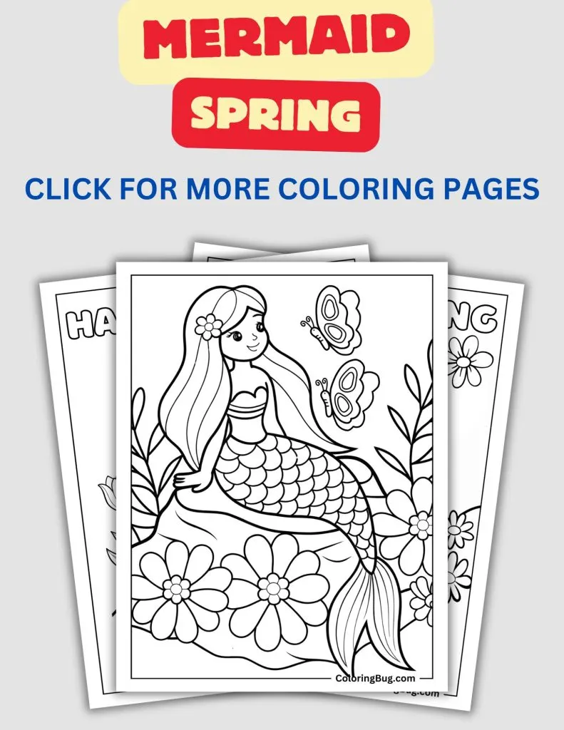 335+ Spring Coloring Pages (Free Printable PDFs)