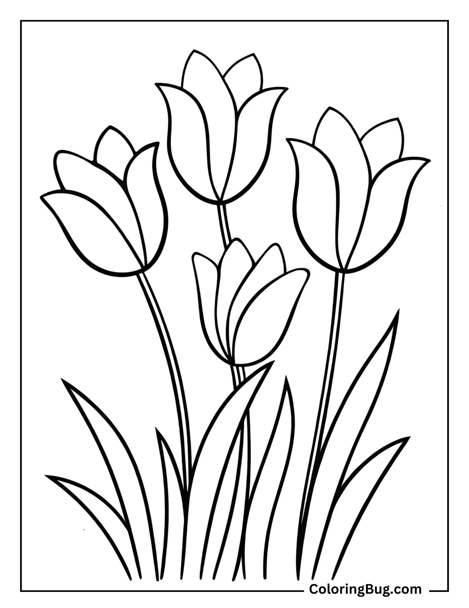 30 Cute Spring Coloring Pages (Free Printable PDFs)