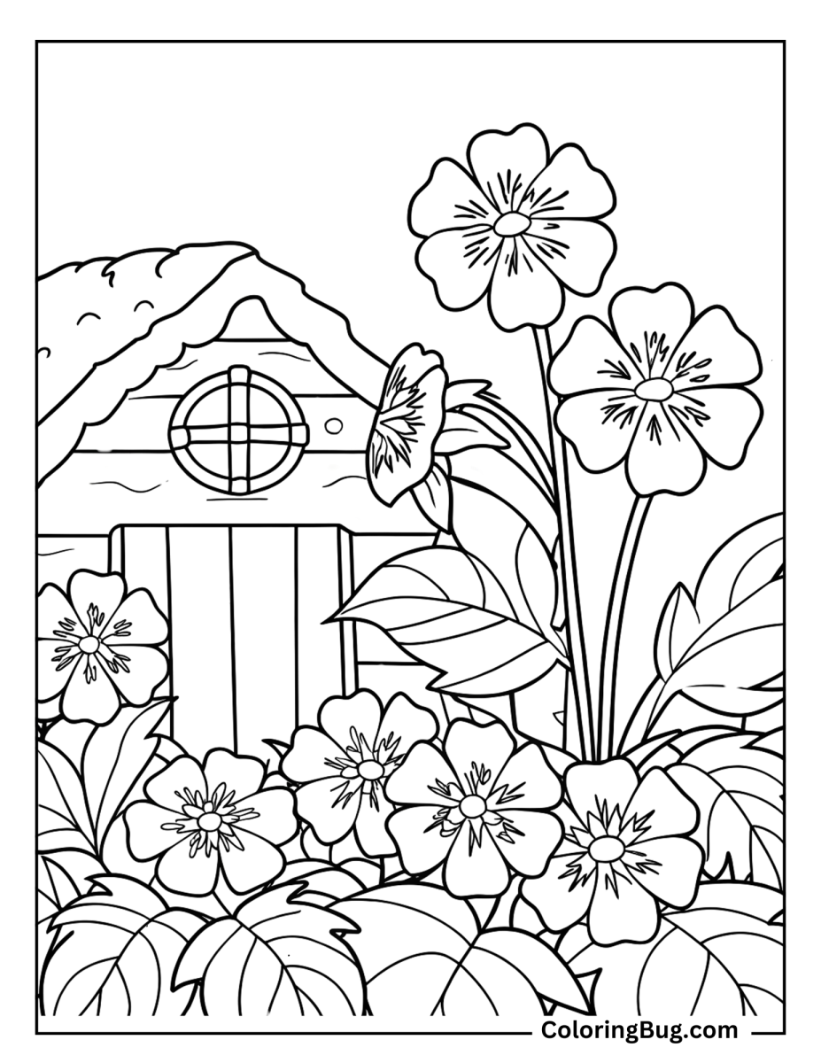 20 Spring Flowers Coloring Pages (Free Printable PDFs)