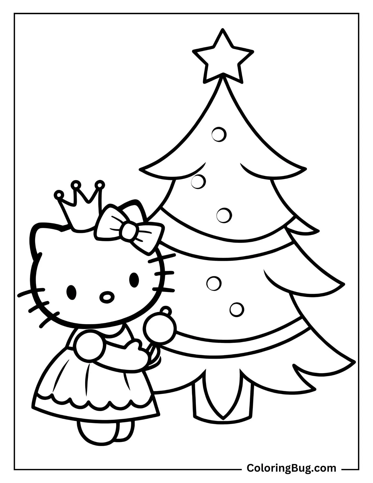 20 Princess Hello Kitty Coloring Pages (Free Printable PDFs)