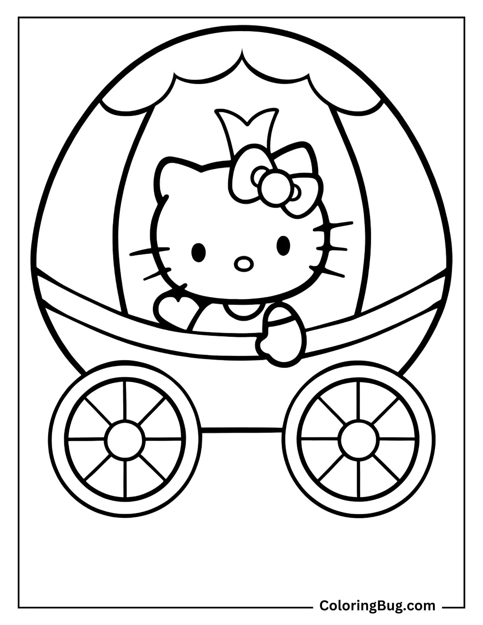 20 Princess Hello Kitty Coloring Pages (Free Printable PDFs)