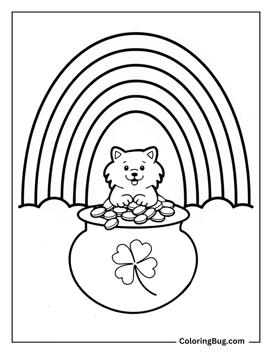 20 Dog St. Patrick's Day Coloring Pages (Free Printable PDFs)