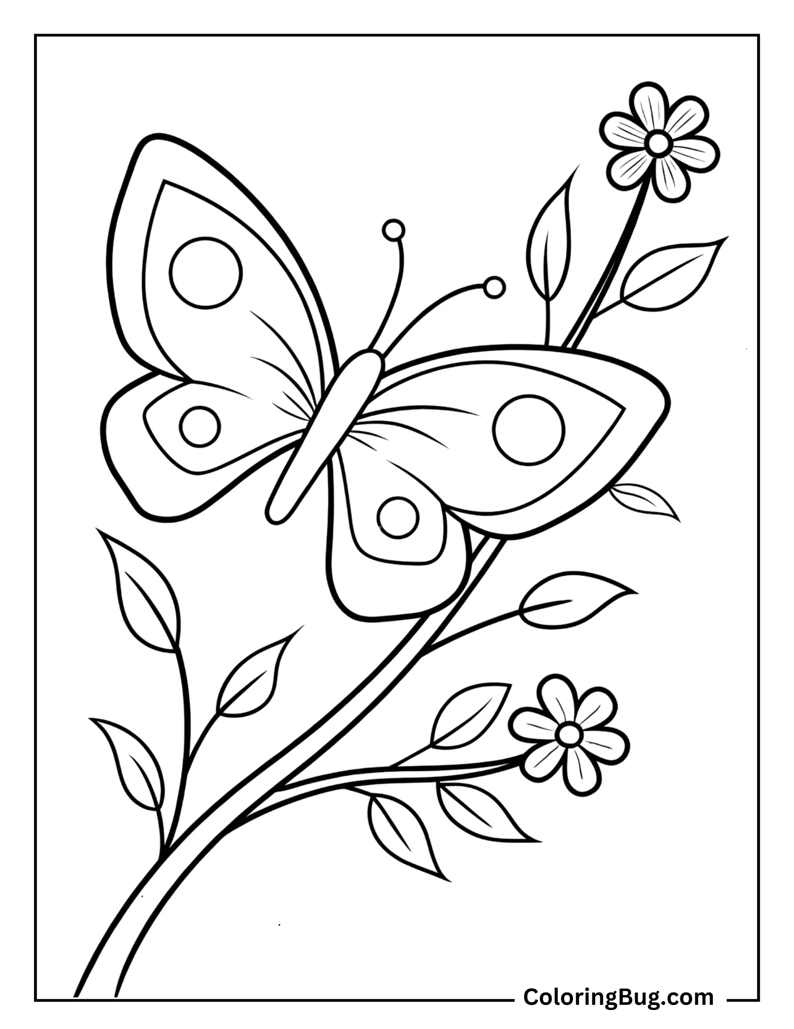 30 Cute Spring Coloring Pages (Free Printable PDFs)