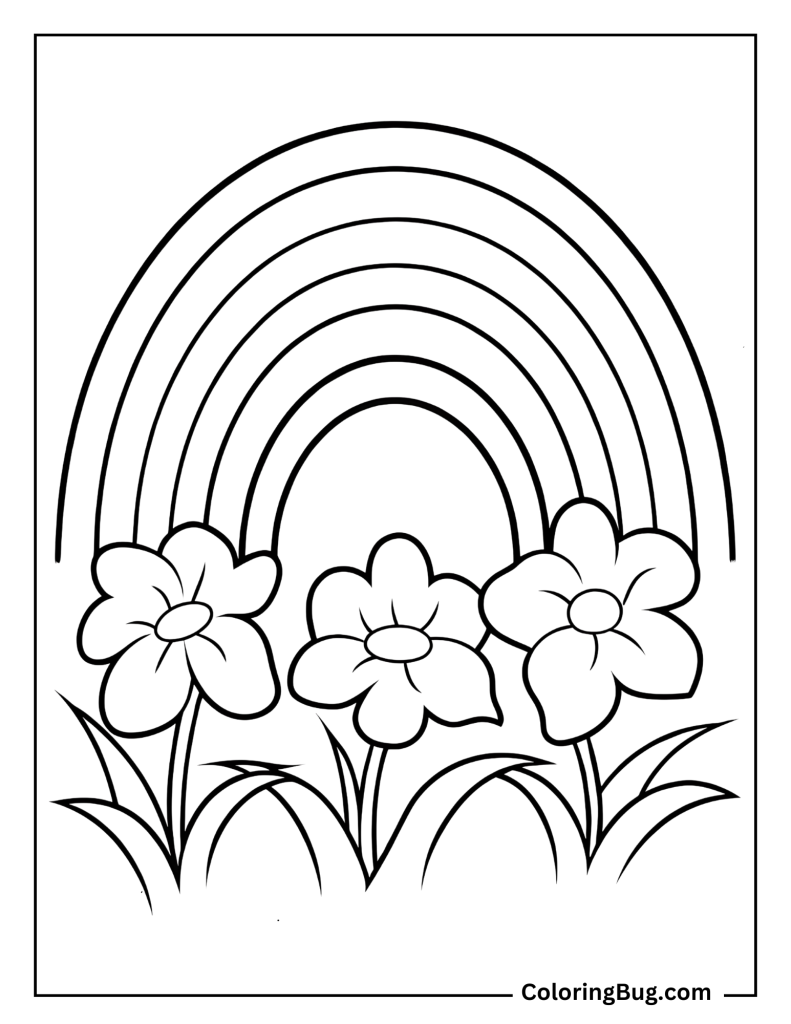 30 Cute Spring Coloring Pages (Free Printable PDFs)