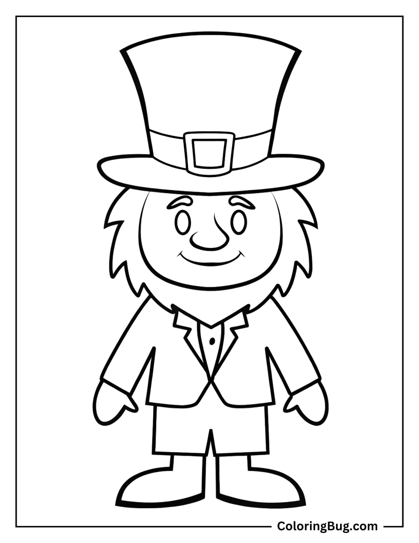 20 Leprechaun St. Patrick's Day Coloring Pages (Free Printable PDFs)