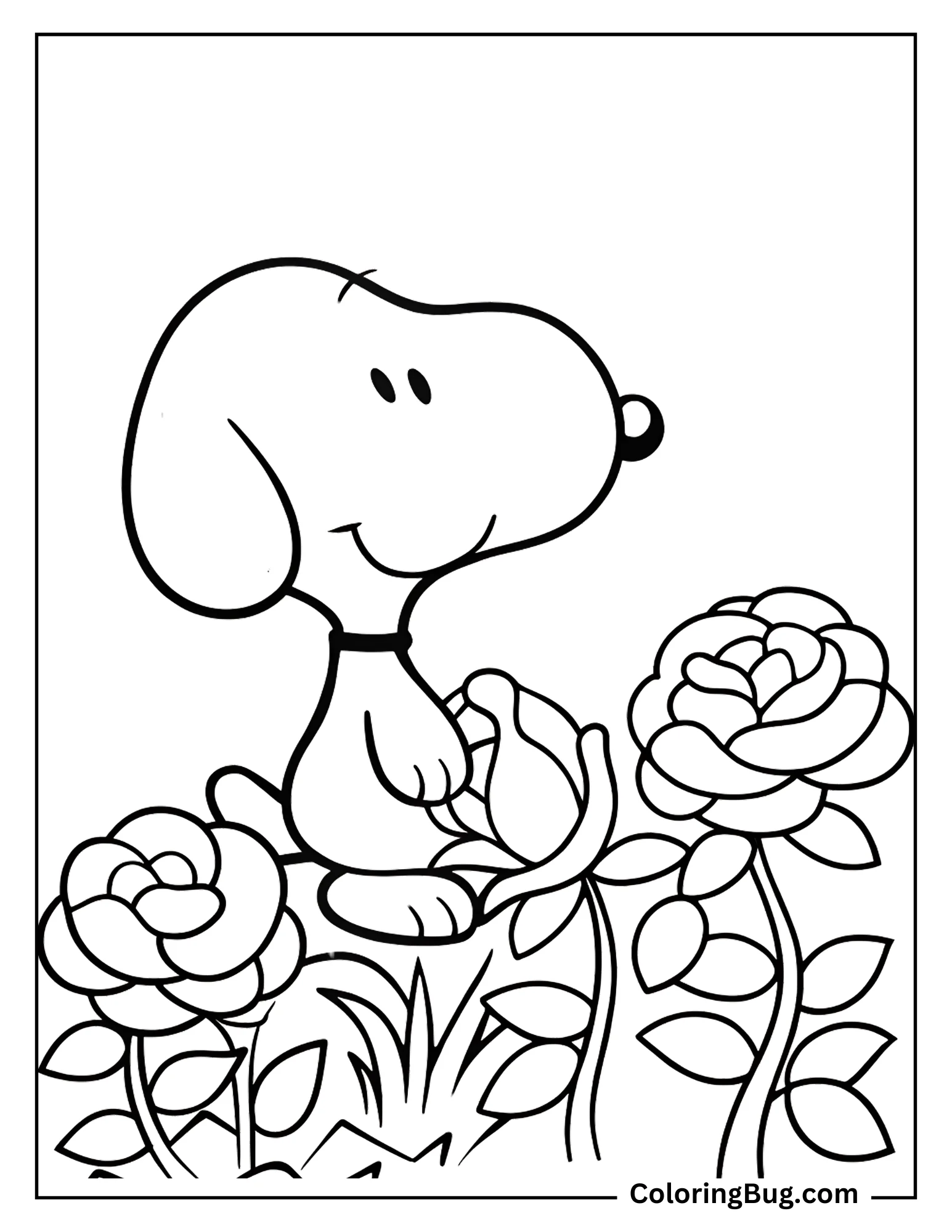 20 Snoopy Valentines Coloring Pages (Free Printable PDFs)
