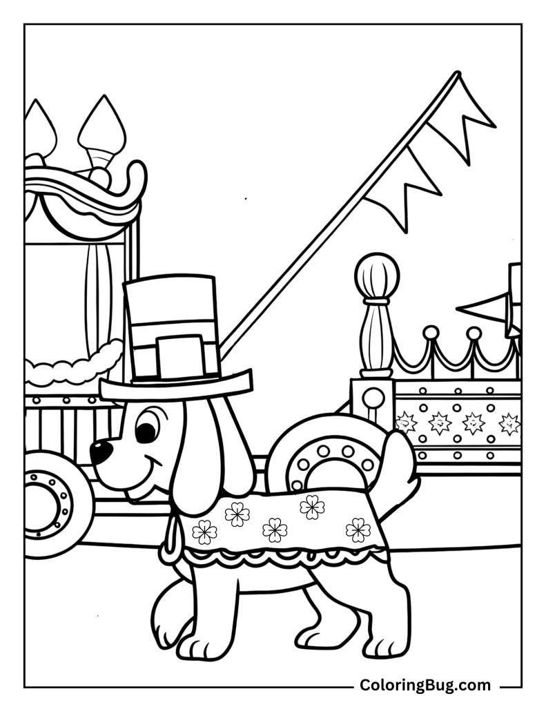 20 Dog St. Patrick's Day Coloring Pages (Free Printable PDFs)