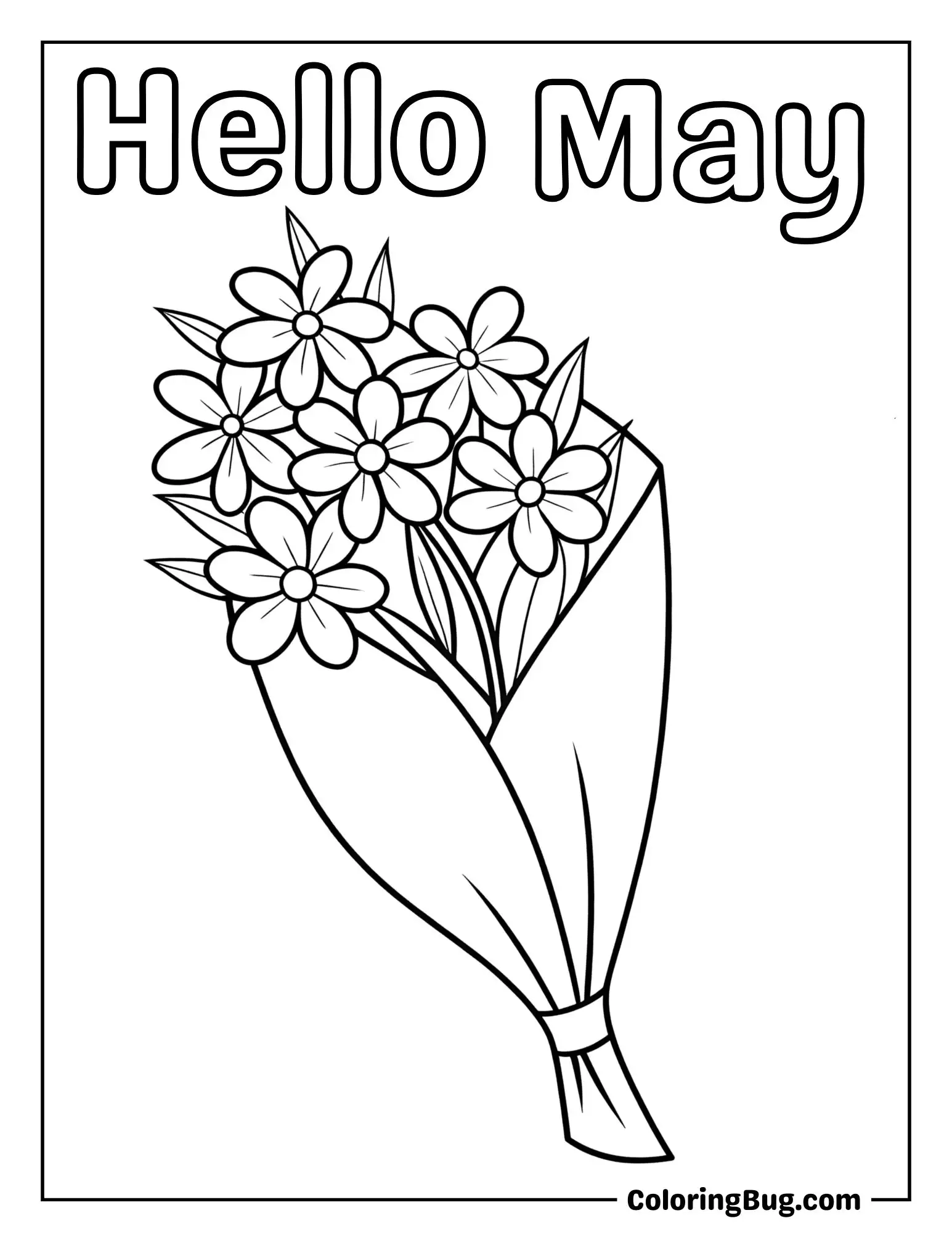 60 May Coloring Pages (Free Printable PDFs)