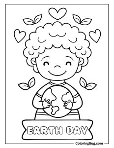 40 Earth Day Coloring Pages (Free Printable PDFs)