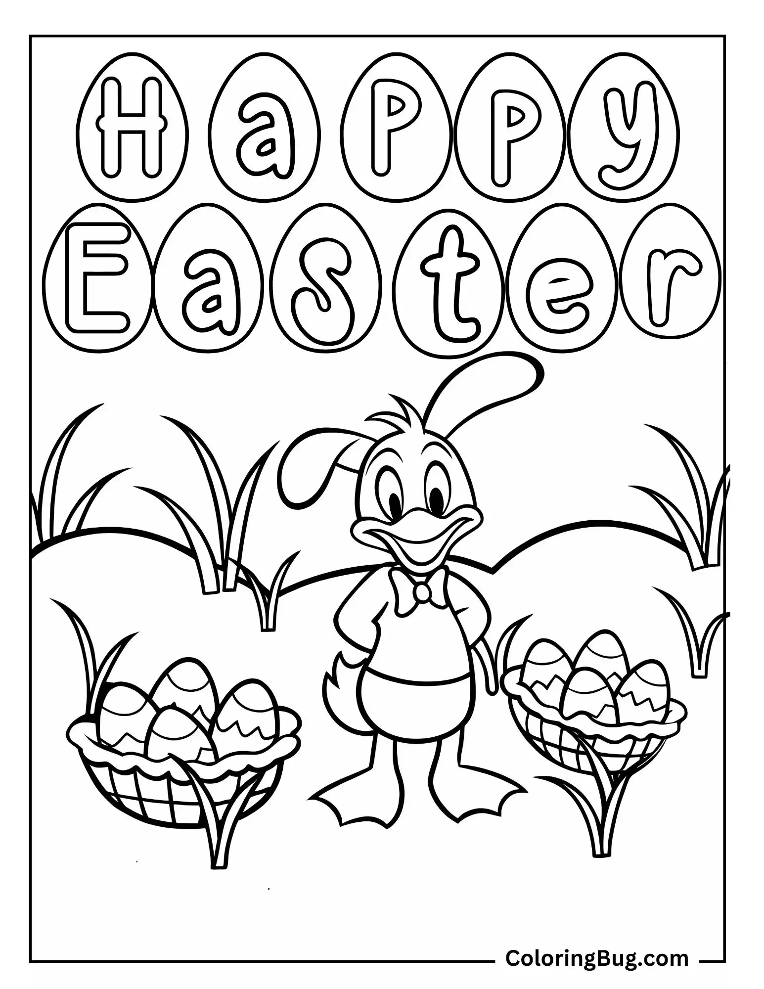 30 Disney Easter Coloring Pages (Free Printable PDFs)