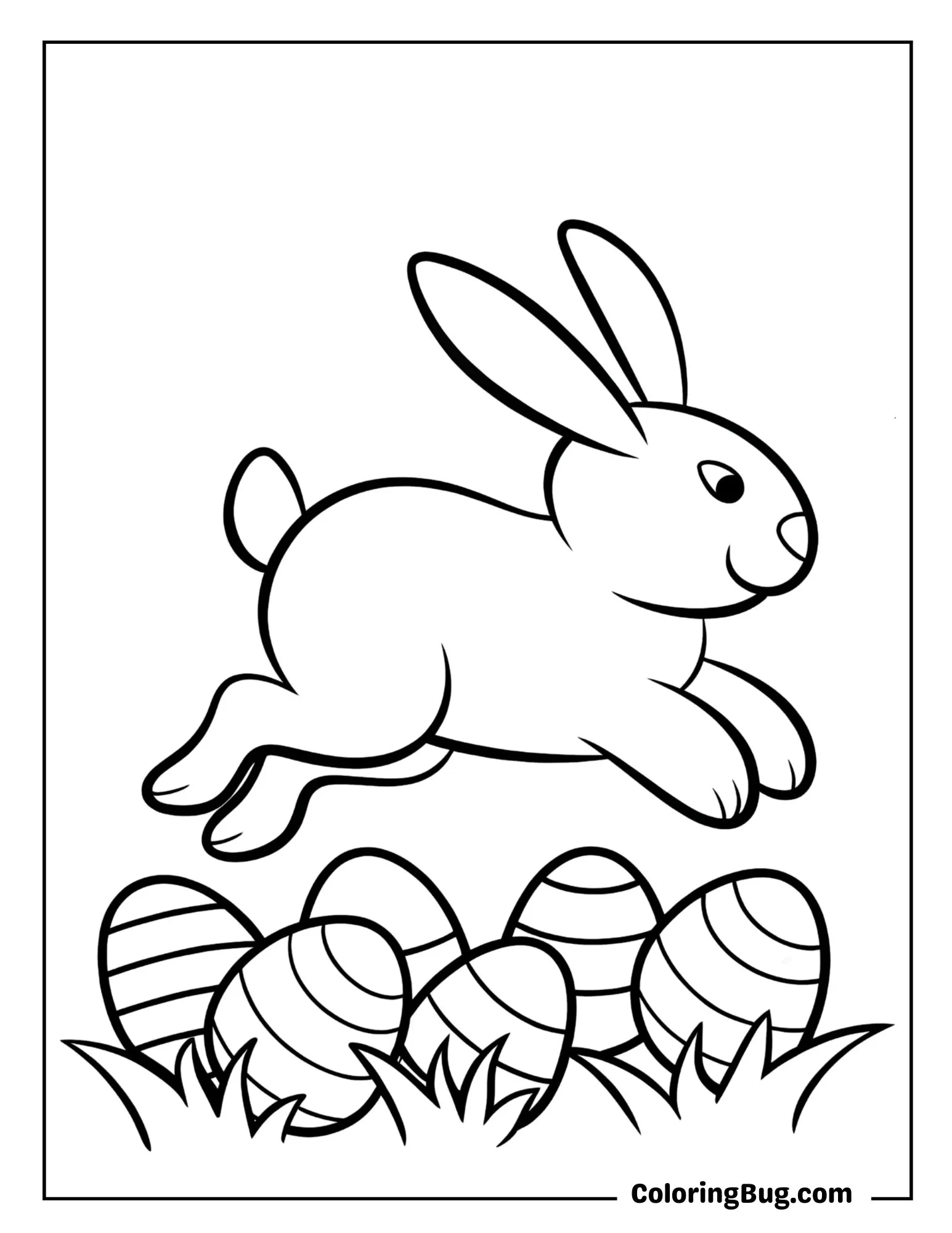 30 Easter Bunny Coloring Pages (Free Printable PDFs)
