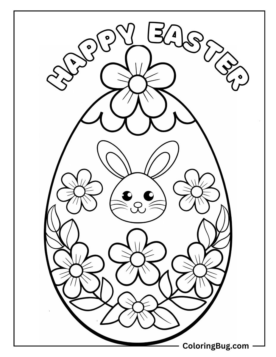 30 Easter Eggs Coloring Pages (Free Printable PDFs)