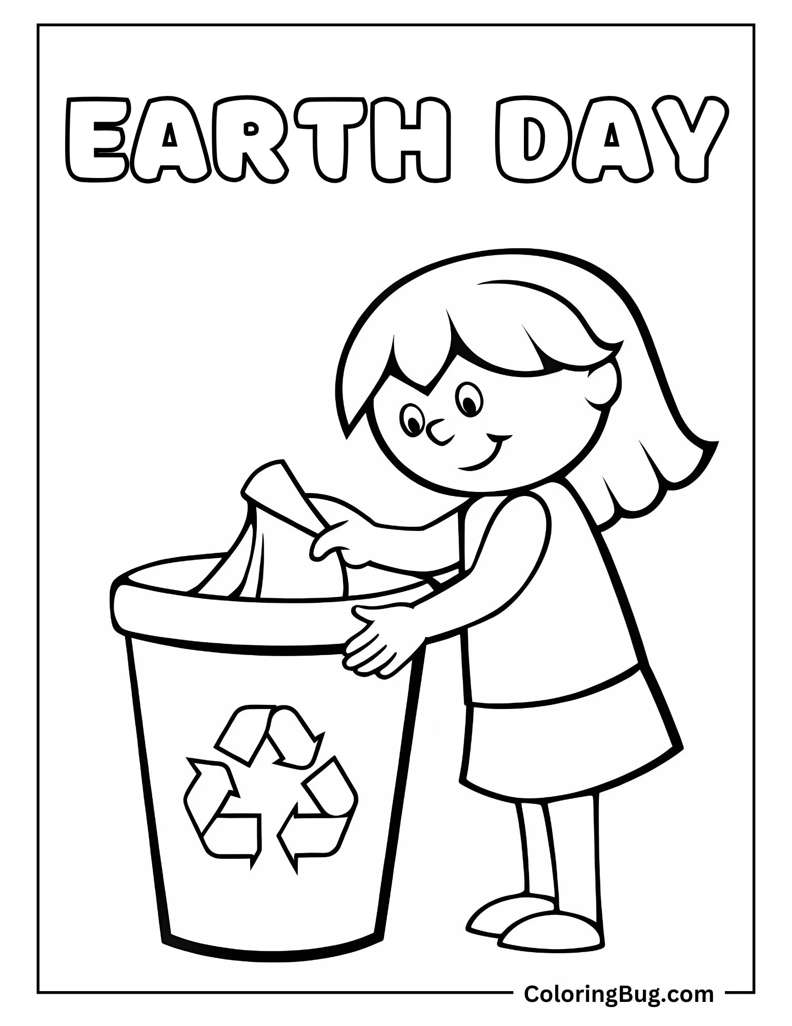 40 Earth Day Coloring Pages (Free Printable PDFs)