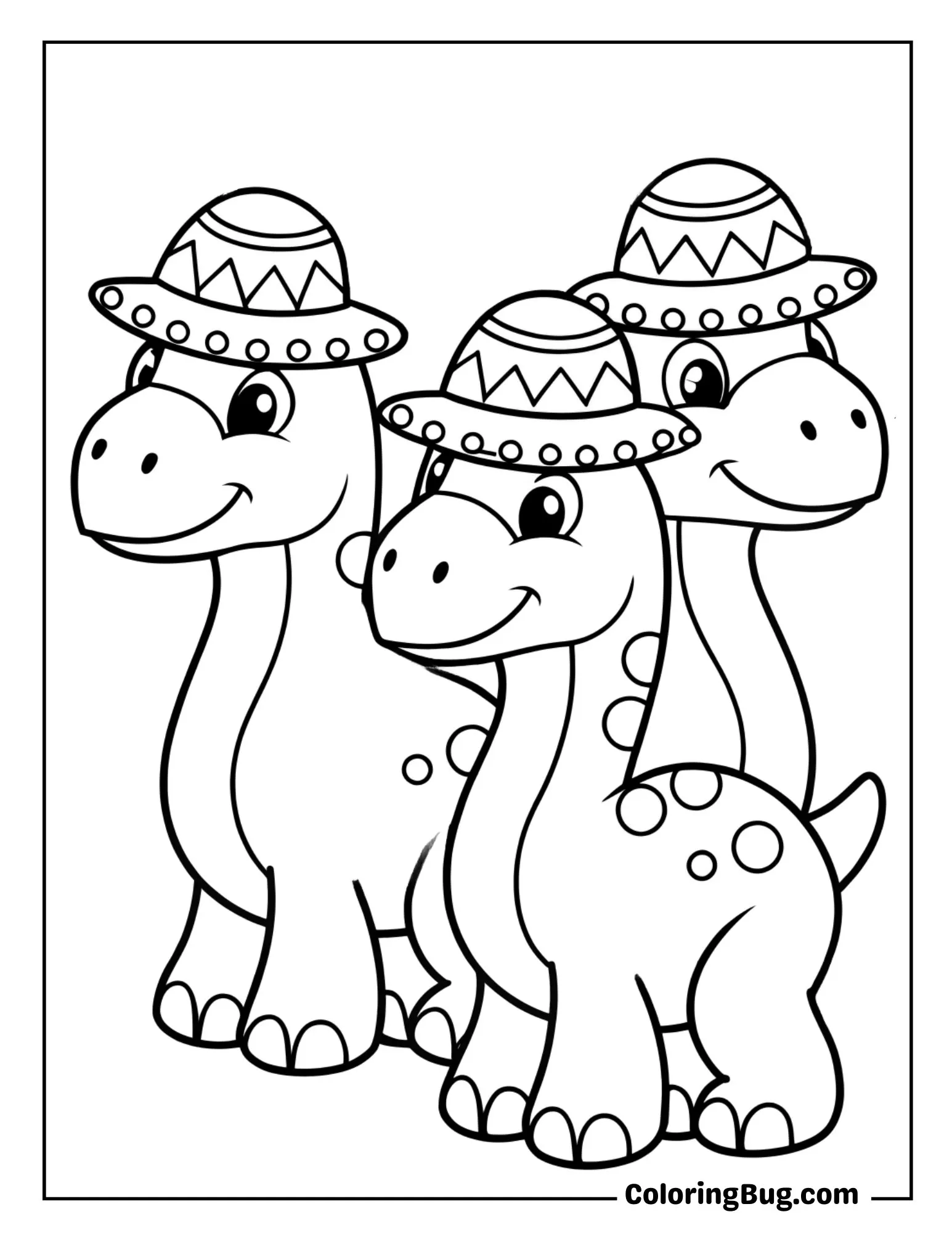 30 Dinosaur Easter Coloring Pages (Free Printable PDFs)