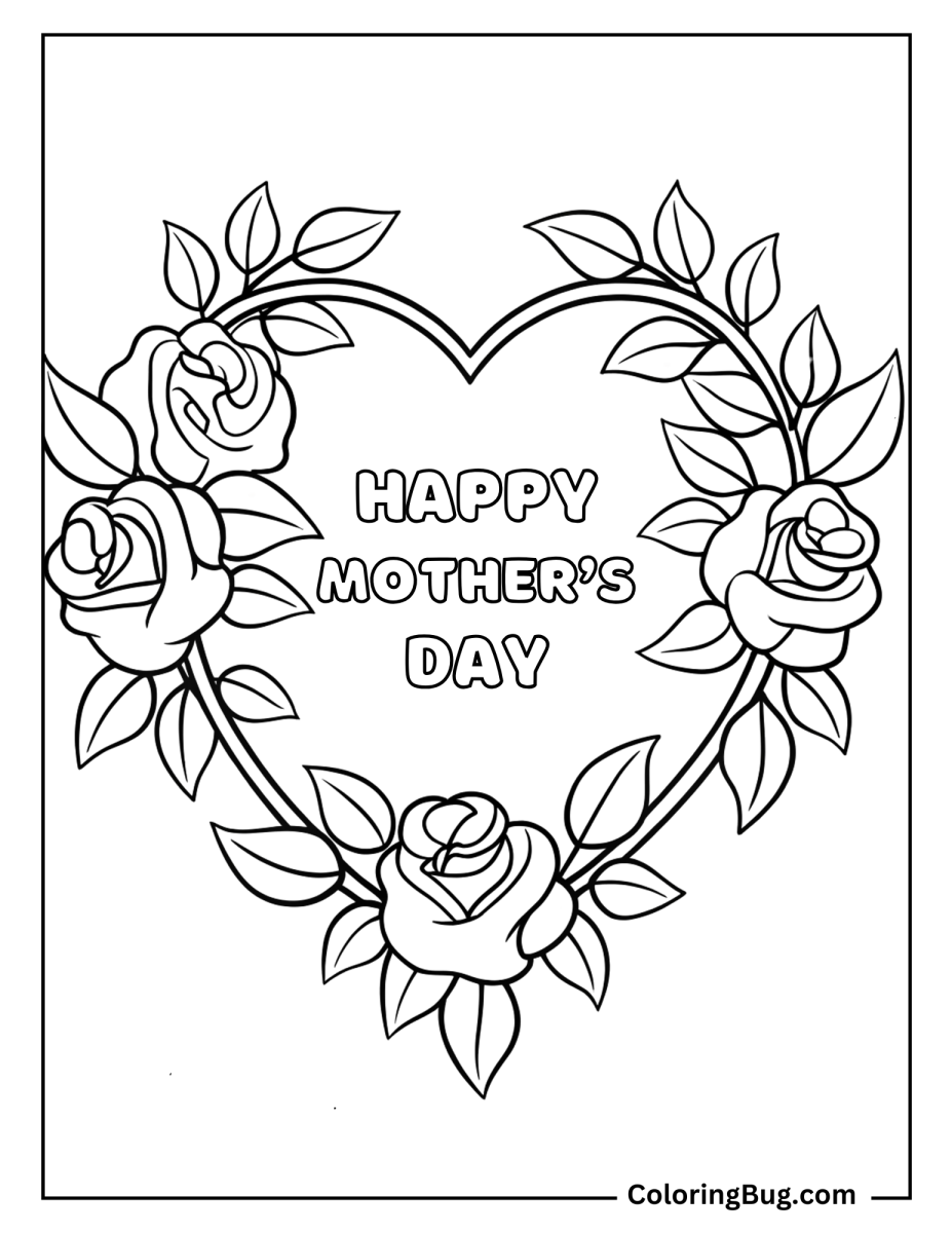 20 Beautiful Flower Mother's Day Coloring Pages (Free Printable PDFs)