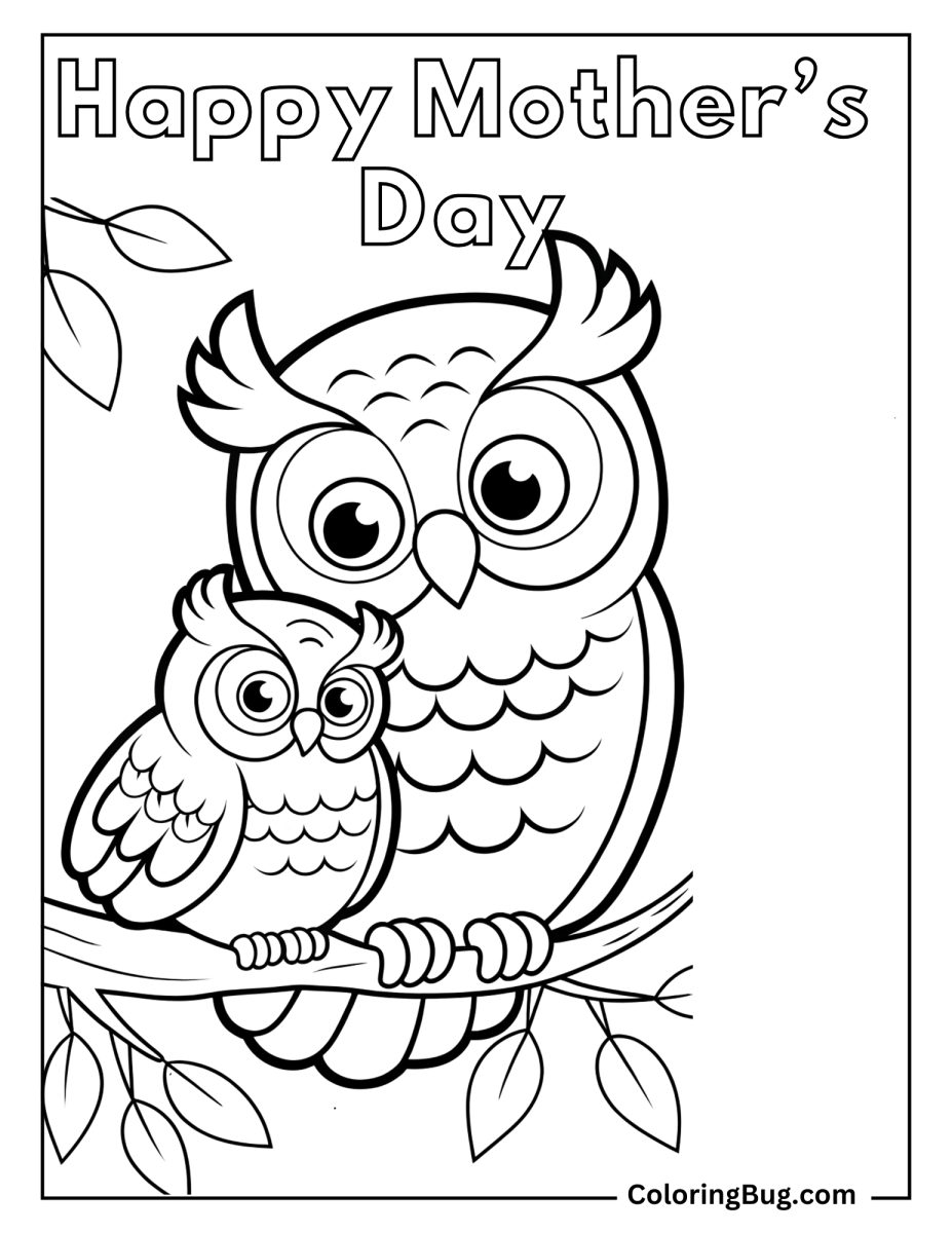 30 Happy Mother's Day Coloring Pages (Free Printable PDFs)