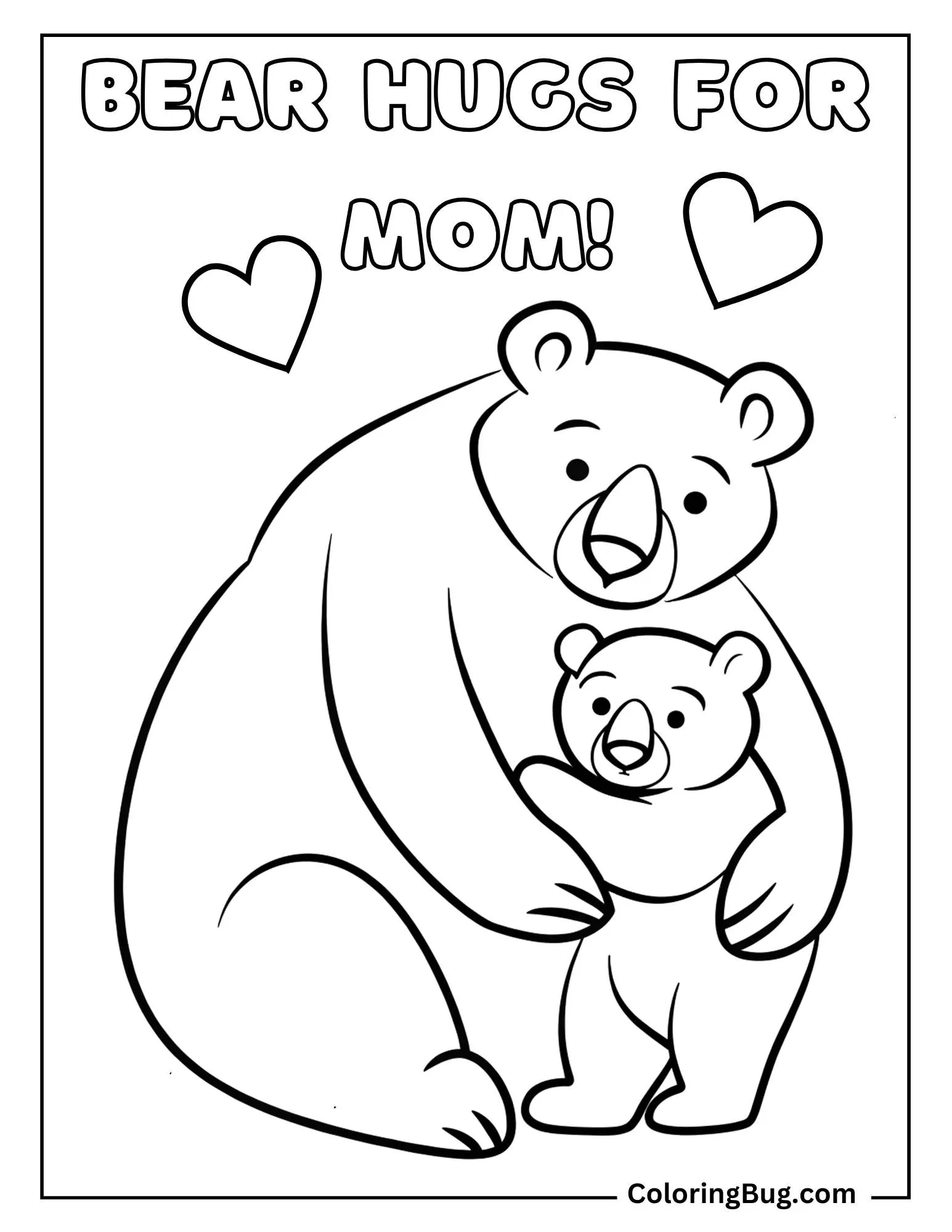 20 Cute Mother's Day Coloring Pages (Free Printable PDFs)
