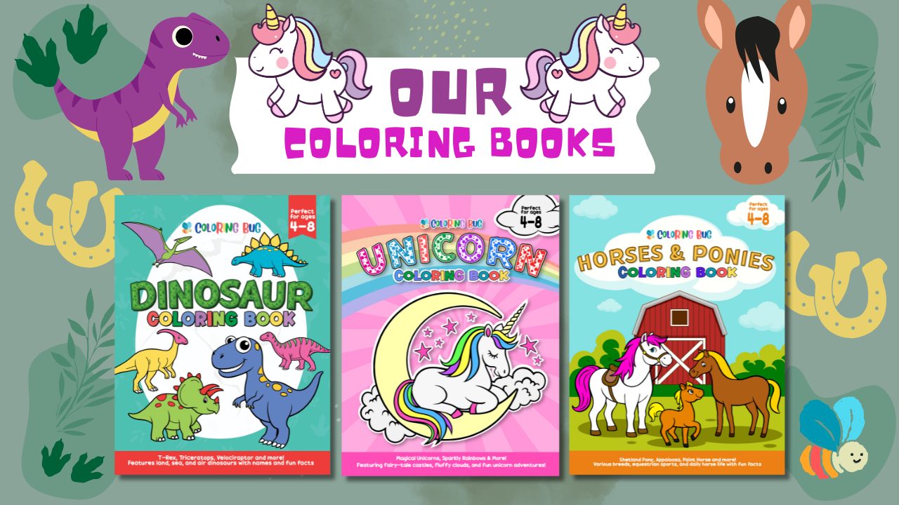 Our Coloring Books for Kids - Coloring Bug