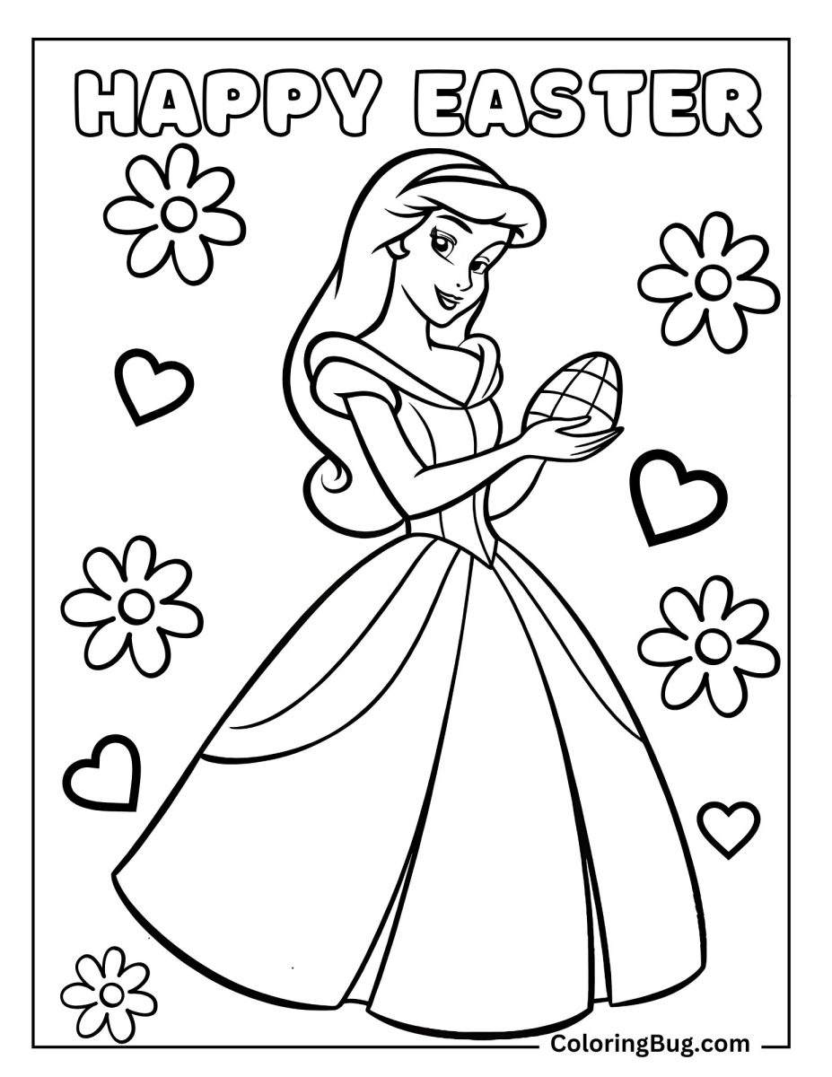 30 Disney Easter Coloring Pages (Free Printable PDFs)