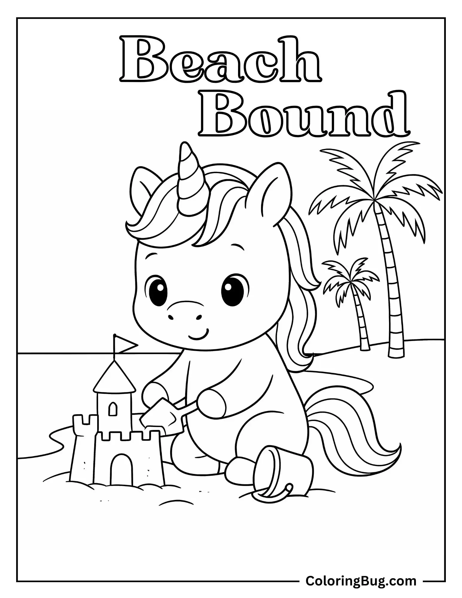 30 Unicorn Summer Coloring Pages (Free Printable PDFs)