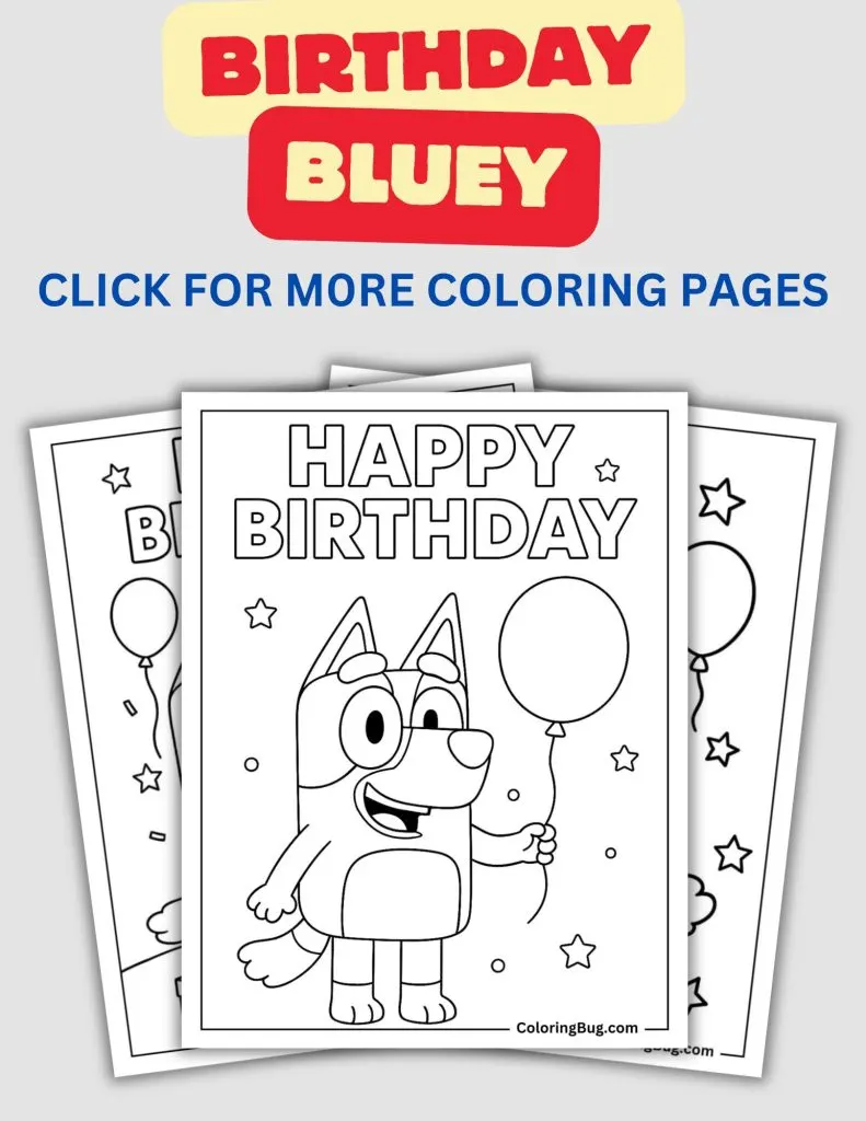 190+ Bluey Coloring Pages (Free Printable PDFs)
