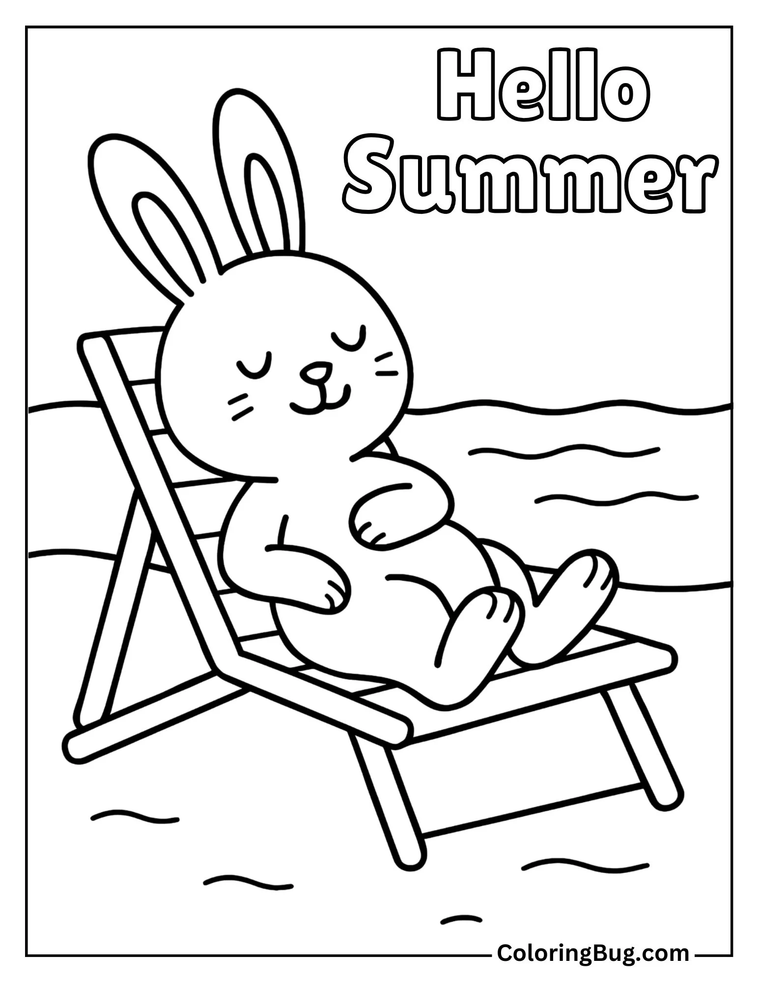 20 Hello Summer Coloring Pages (Free Printable PDFs)