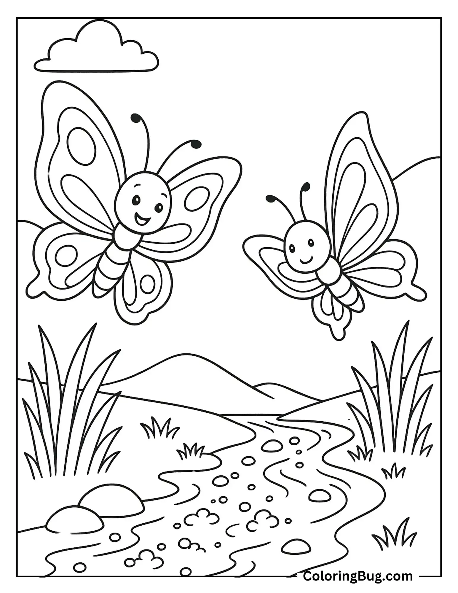 70 Butterfly Coloring Pages (Free Printable PDFs)