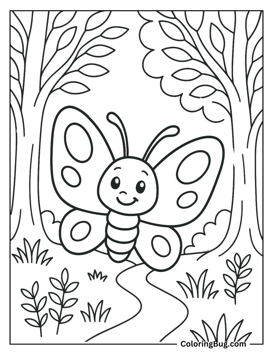 70 Butterfly Coloring Pages (Free Printable PDFs)