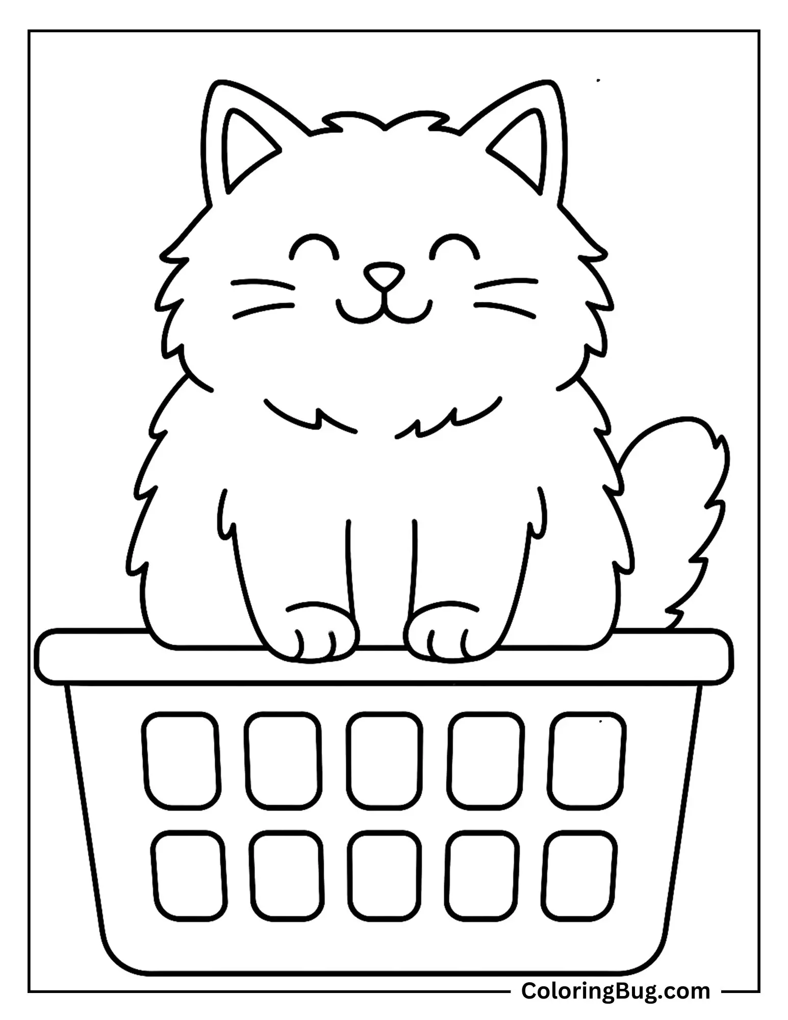 60 Cat Coloring Pages (Free Printable PDFs)