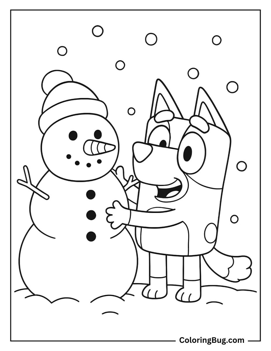 190+ Bluey Coloring Pages (Free Printable PDFs)