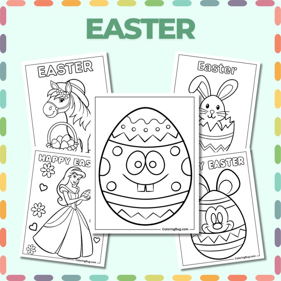 2025 Coloring Calendar - Coloring Bug