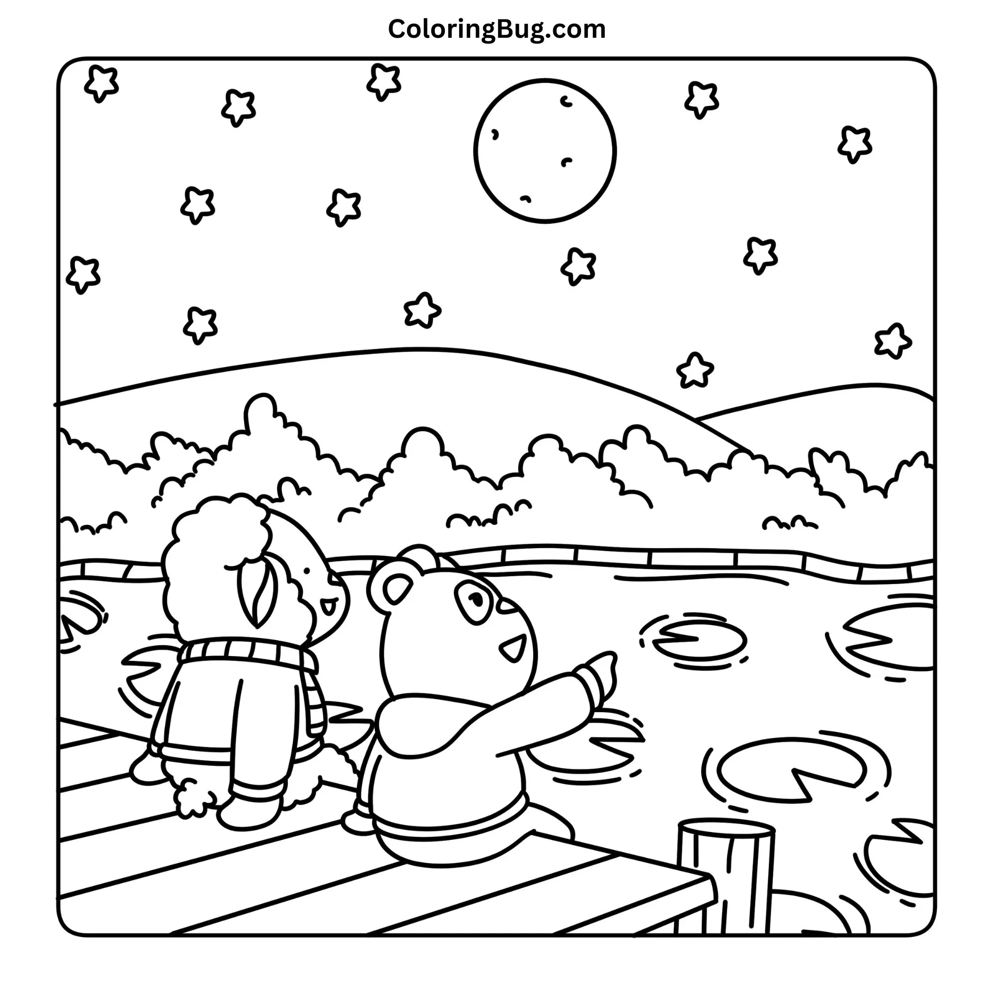 10 Cozy Coloring Pages (Free Printable PDFs) That Are Hand-Drawn