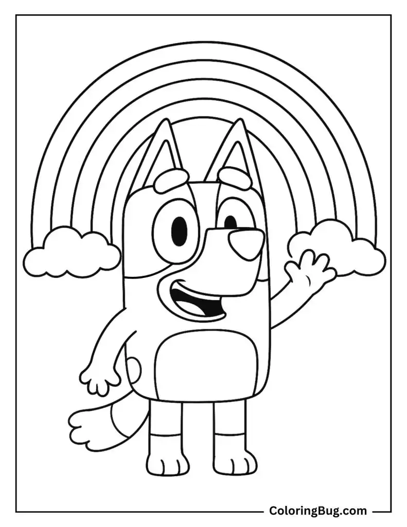 190+ Bluey Coloring Pages (Free Printable PDFs)