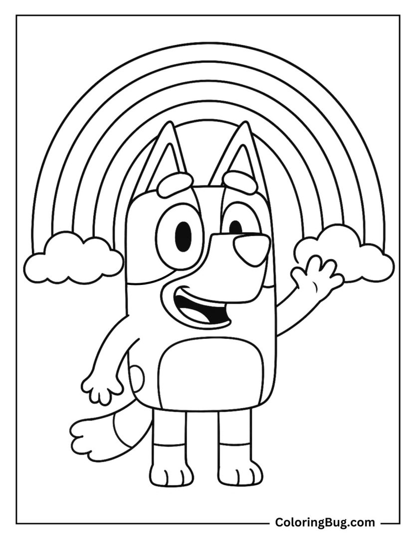 190+ Bluey Coloring Pages (Free Printable PDFs)