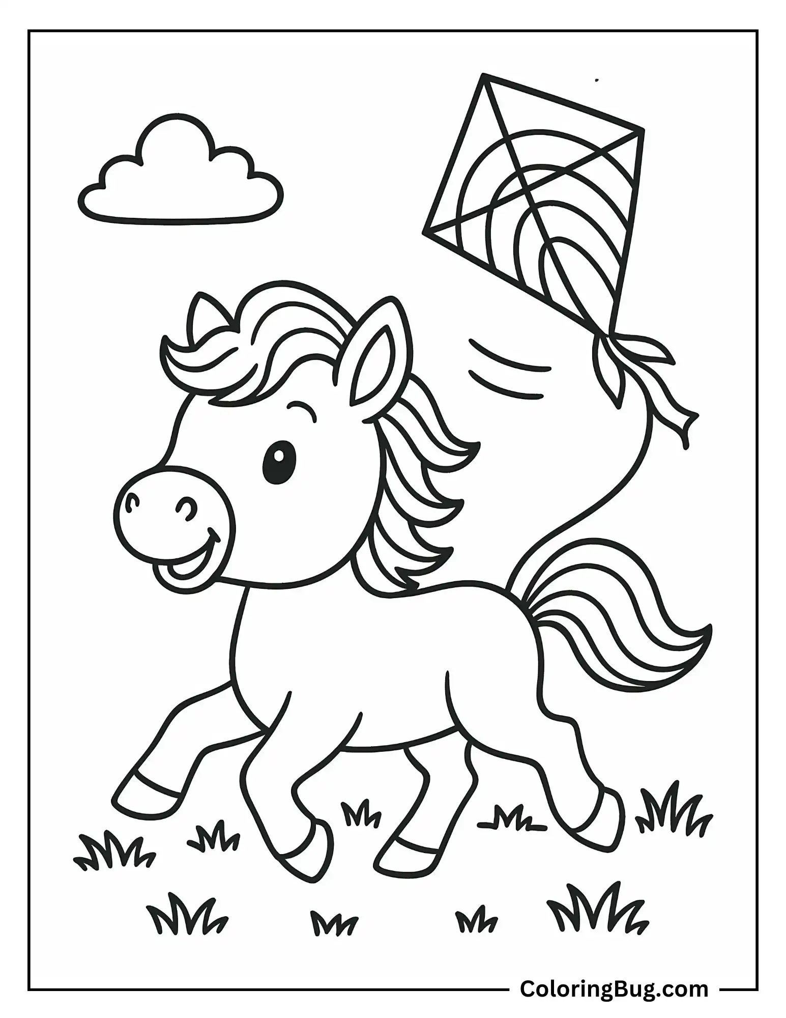 30 Horse Summer Coloring Pages (Free Printable PDFs)