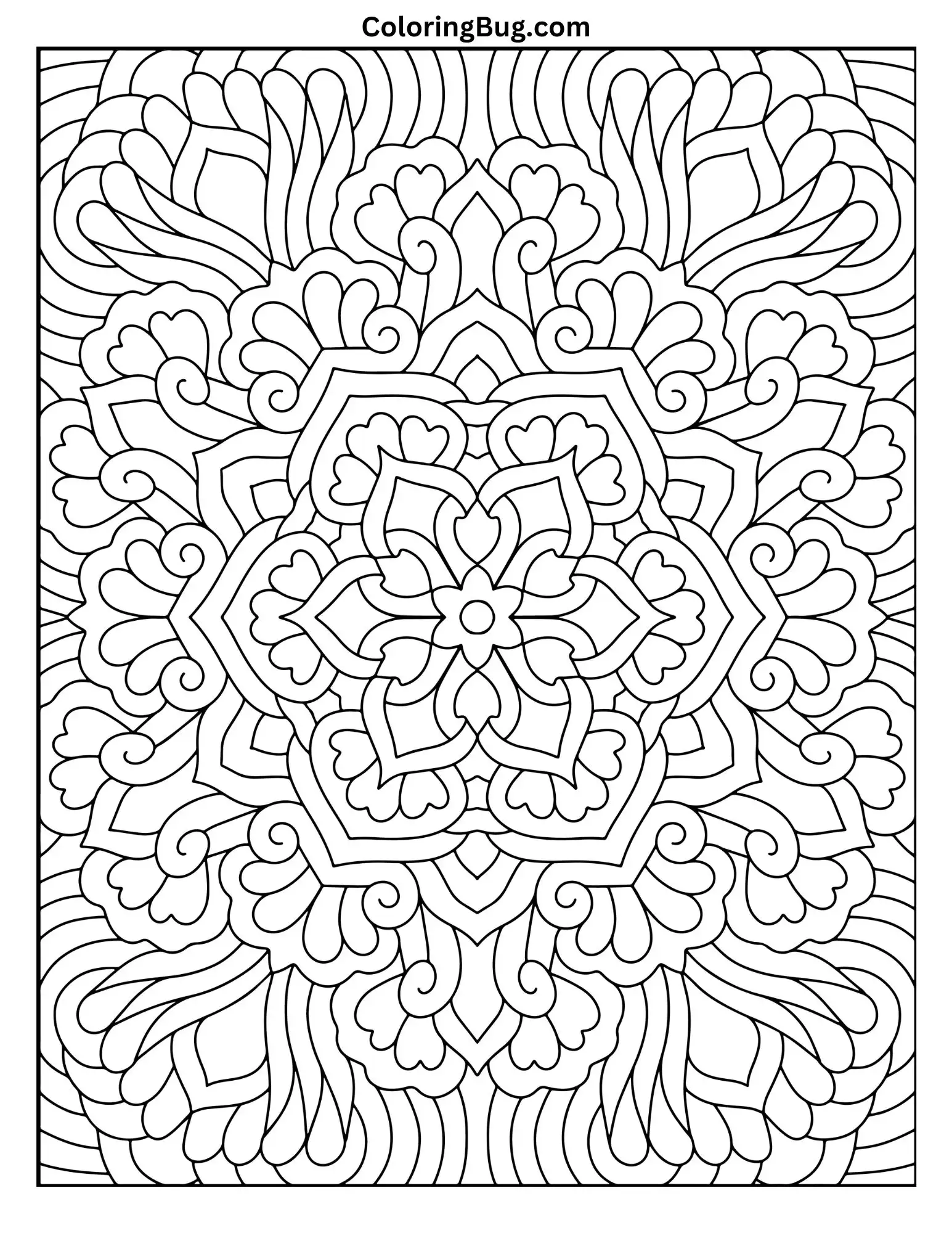 20 Mandala Coloring Pages (Free Printable PDFs) That Are Hand-Drawn