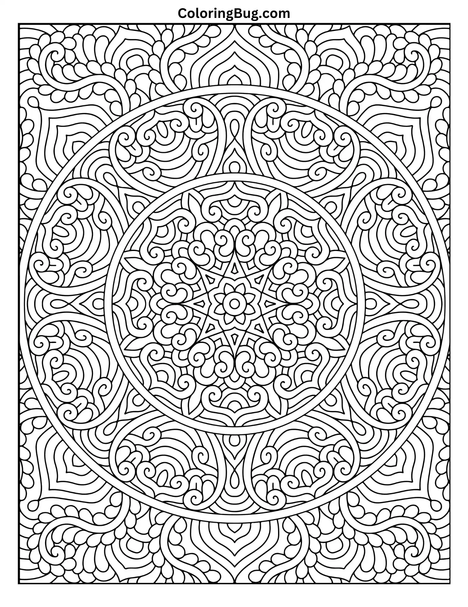 20 Mandala Coloring Pages (Free Printable PDFs) That Are Hand-Drawn
