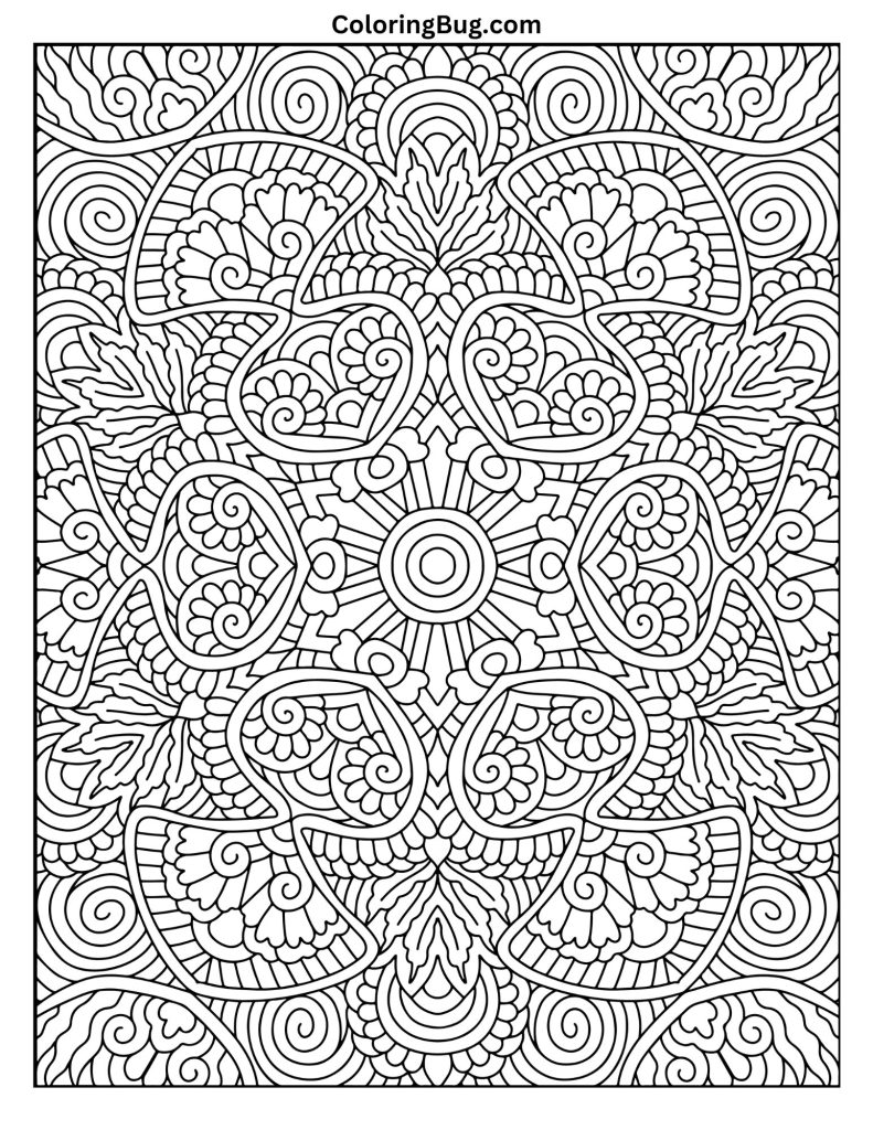20 Mandala Coloring Pages (Free Printable PDFs) That Are Hand-Drawn