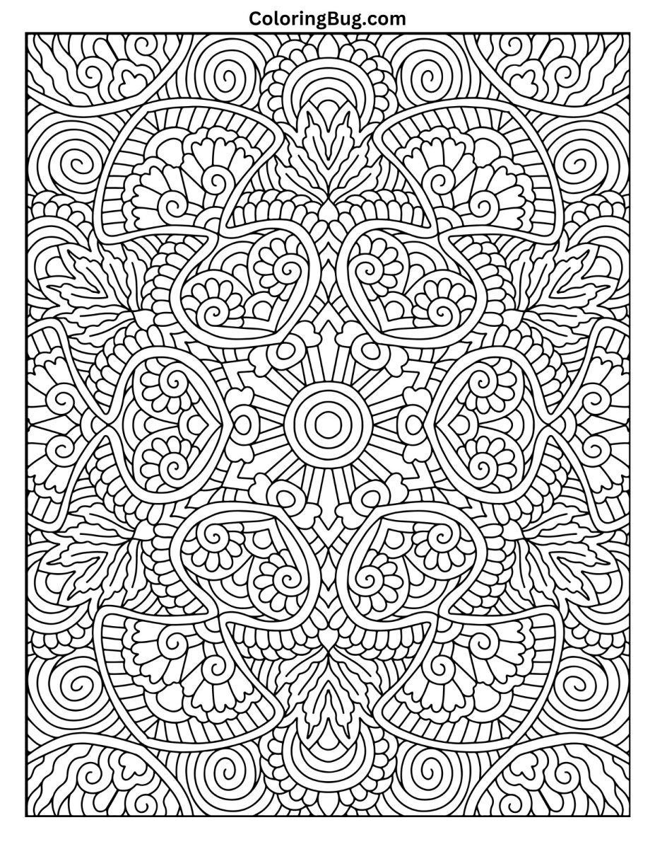 20 Mandala Coloring Pages (Free Printable PDFs) That Are Hand-Drawn