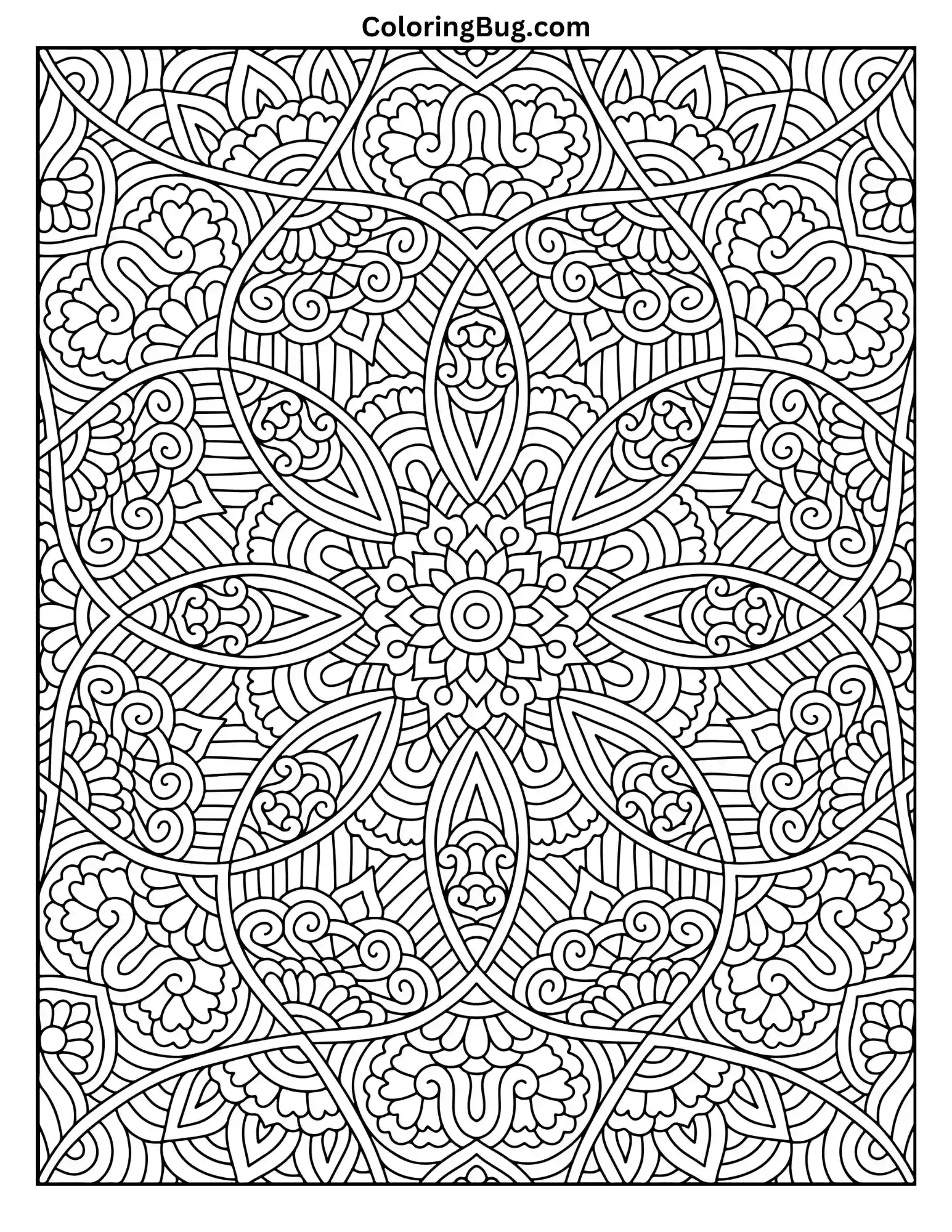 20 Mandala Coloring Pages (Free Printable PDFs) That Are Hand-Drawn