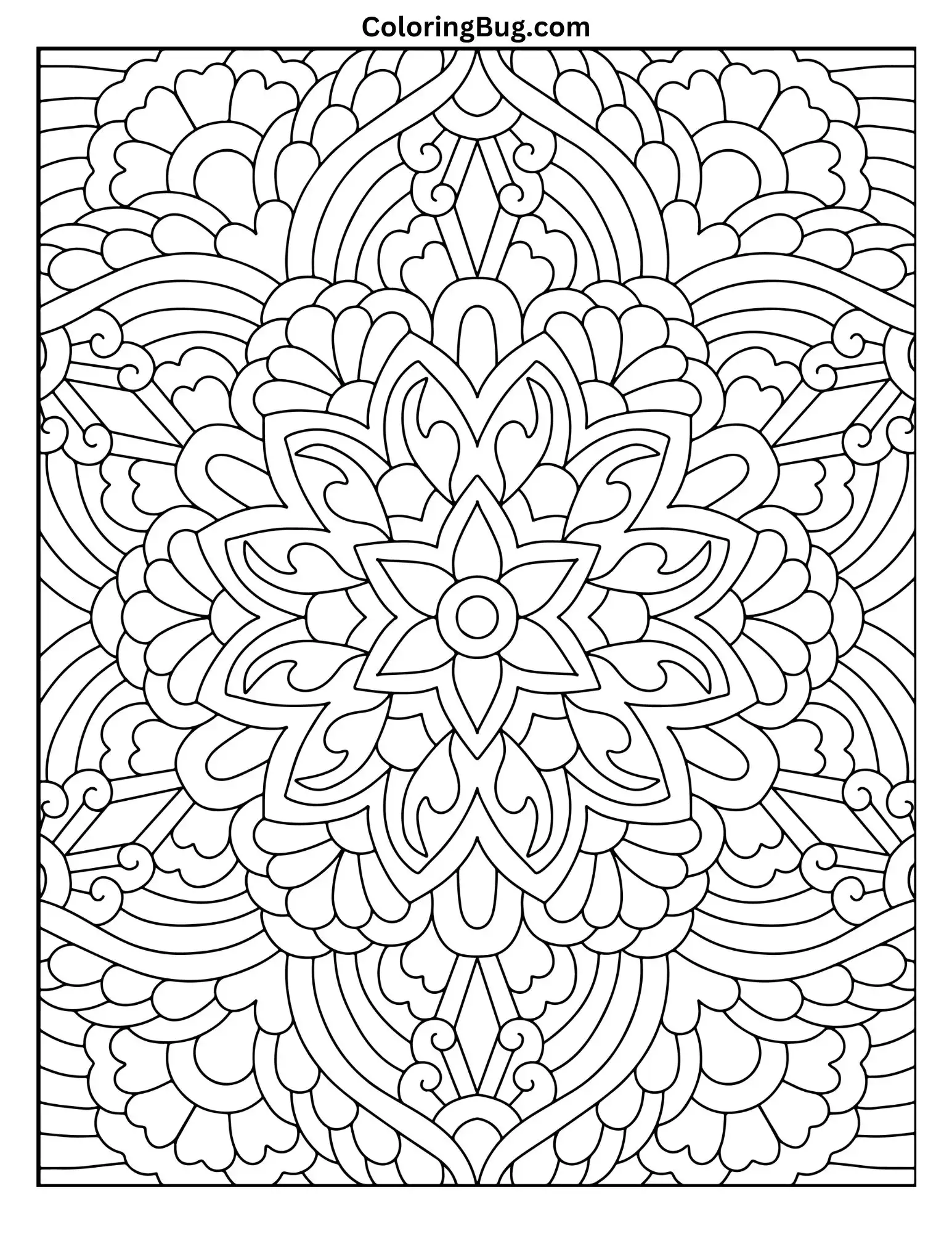 20 Mandala Coloring Pages (Free Printable PDFs) That Are Hand-Drawn