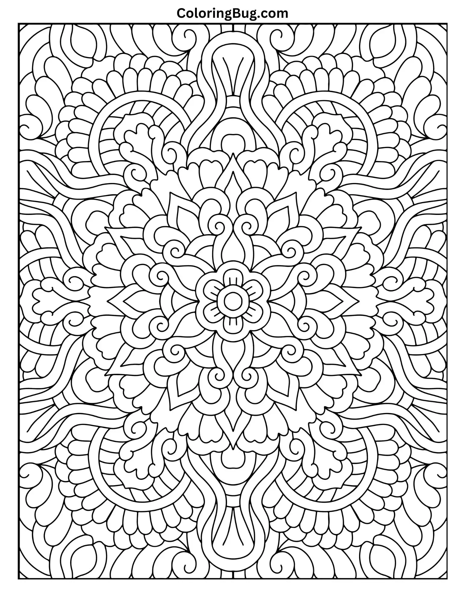 20 Mandala Coloring Pages (Free Printable PDFs) That Are Hand-Drawn