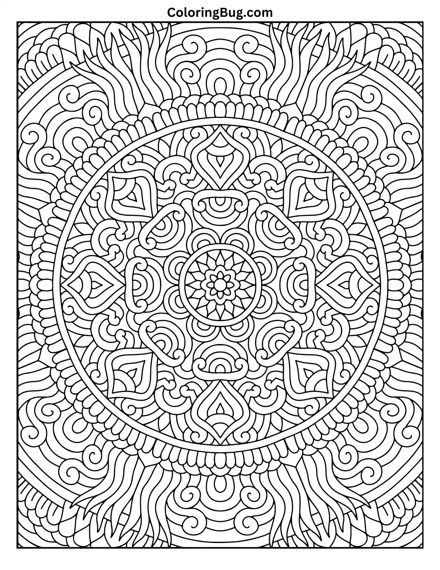20 Mandala Coloring Pages (Free Printable PDFs) That Are Hand-Drawn