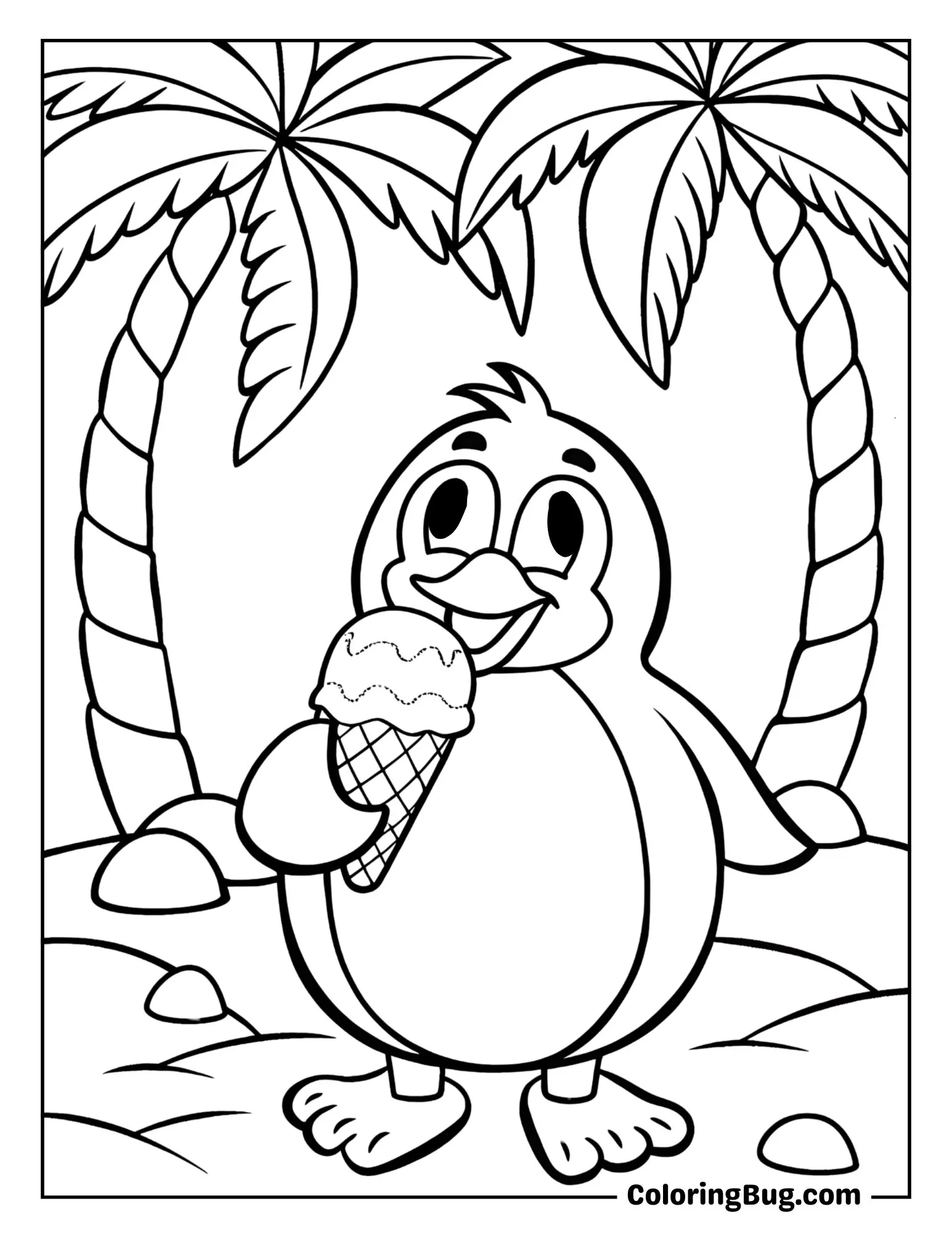 20 Ice Cream Summer Coloring Pages (Free Printable PDFs)