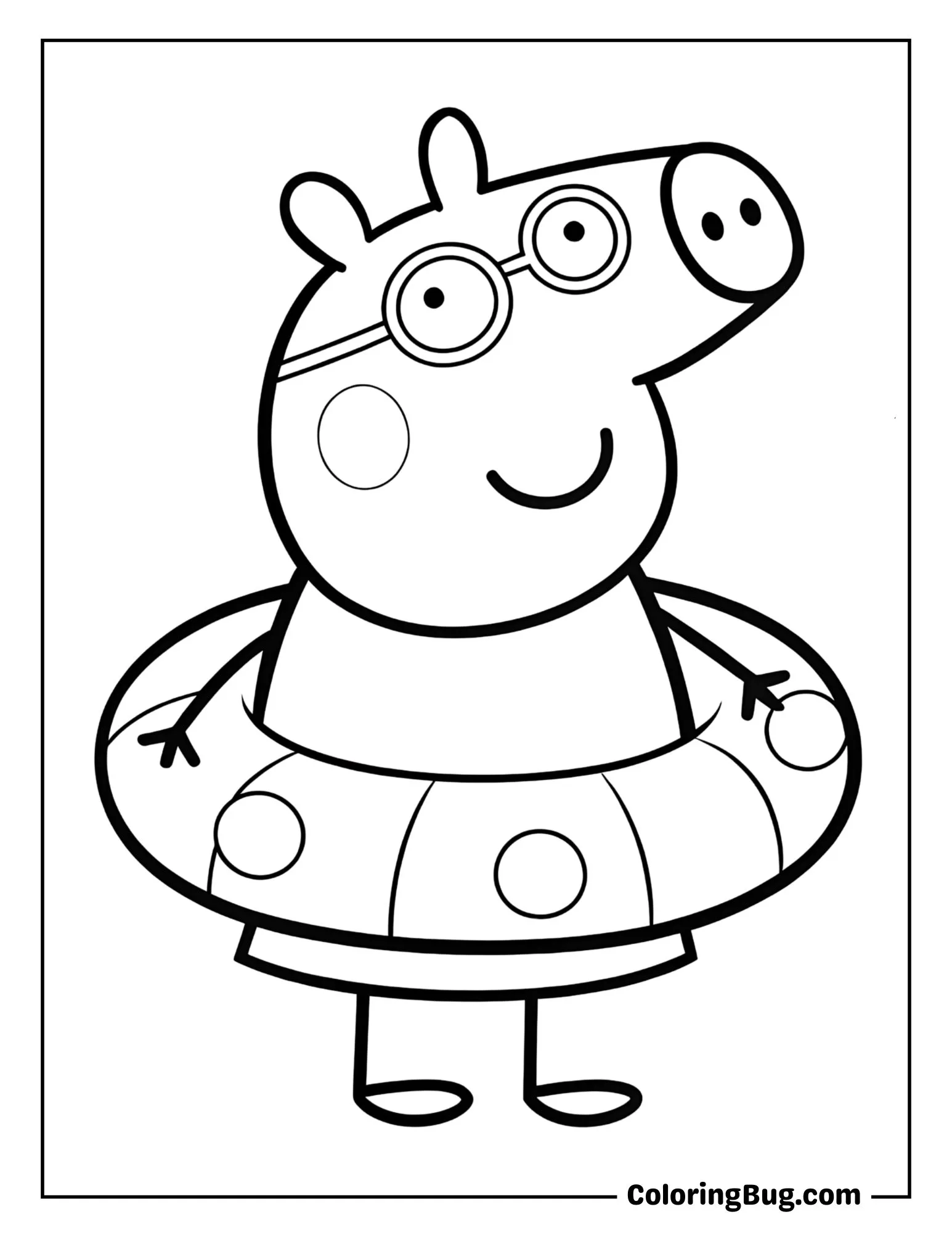 30 Peppa Pig Summer Coloring Pages (Free Printable PDFs)