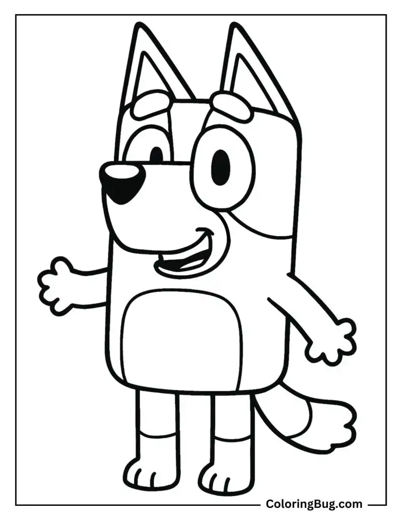 190+ Bluey Coloring Pages (Free Printable PDFs)