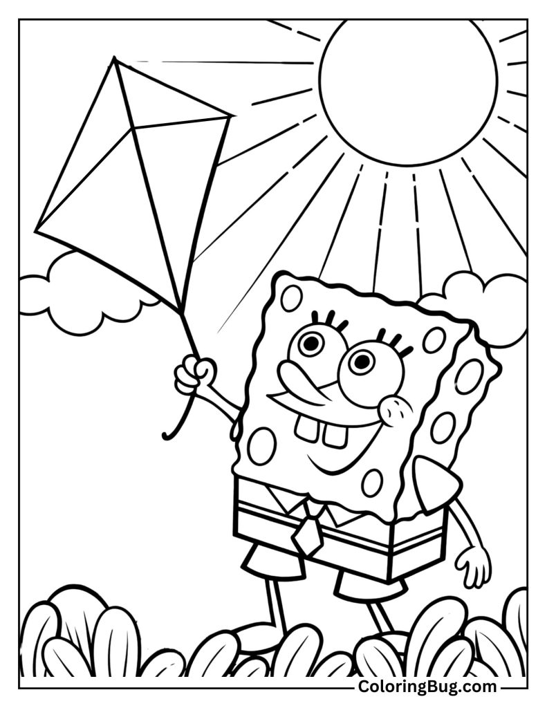 14 SpongeBob Summer Coloring Pages (Free Printable PDFs)