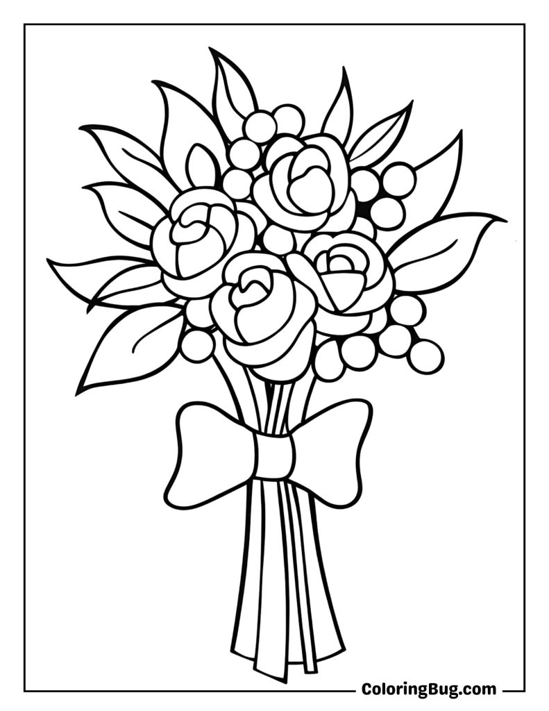 20 Summer Flowers Coloring Pages (Free Printable PDFs)