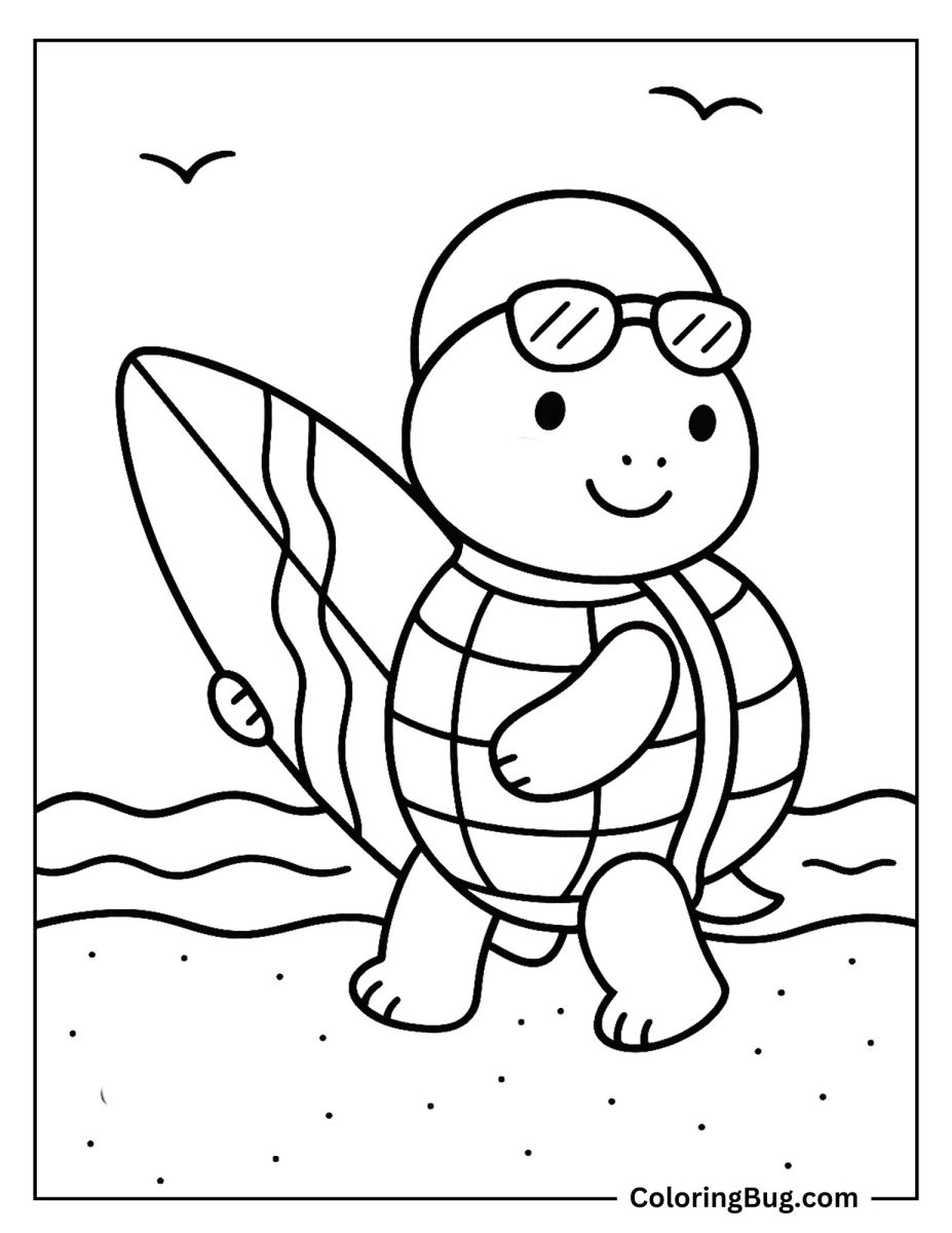 30 First Day of Summer Coloring Pages (Free Printable PDFs)